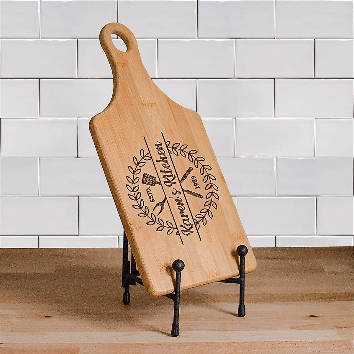 Personalized Cutting Board For Mom Custom Cutting Board Mothers Day Chopping Board Paddle Wood Engraved