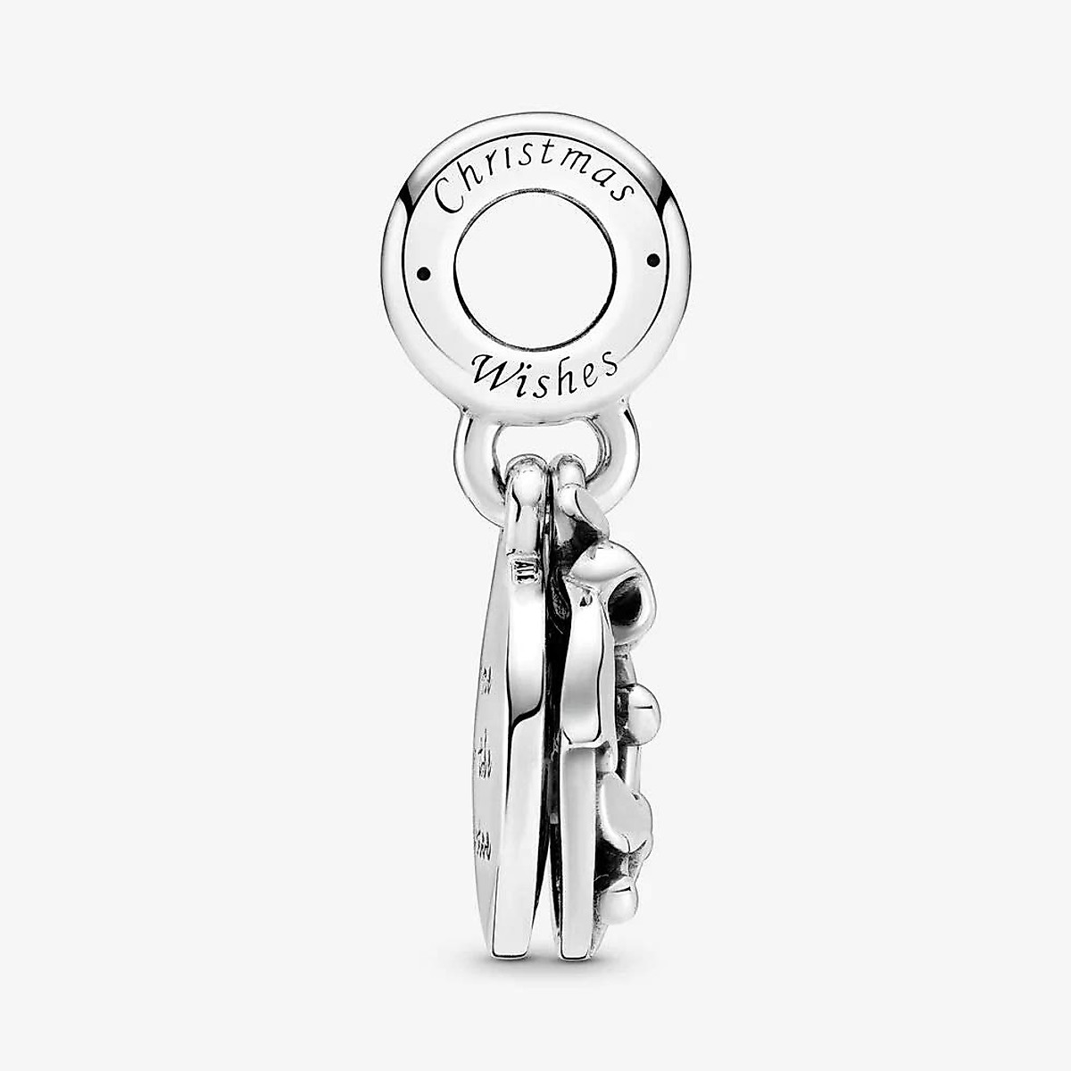 Pandora Christmas Mistletoe Dangle Charm Green One Size