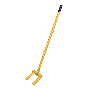 BISupply Pallet Buster Tool with Handle 3 Section 41in - Deck Wrecker Dismantler Wood Pallet Tool Breaker Pry Bar Puller