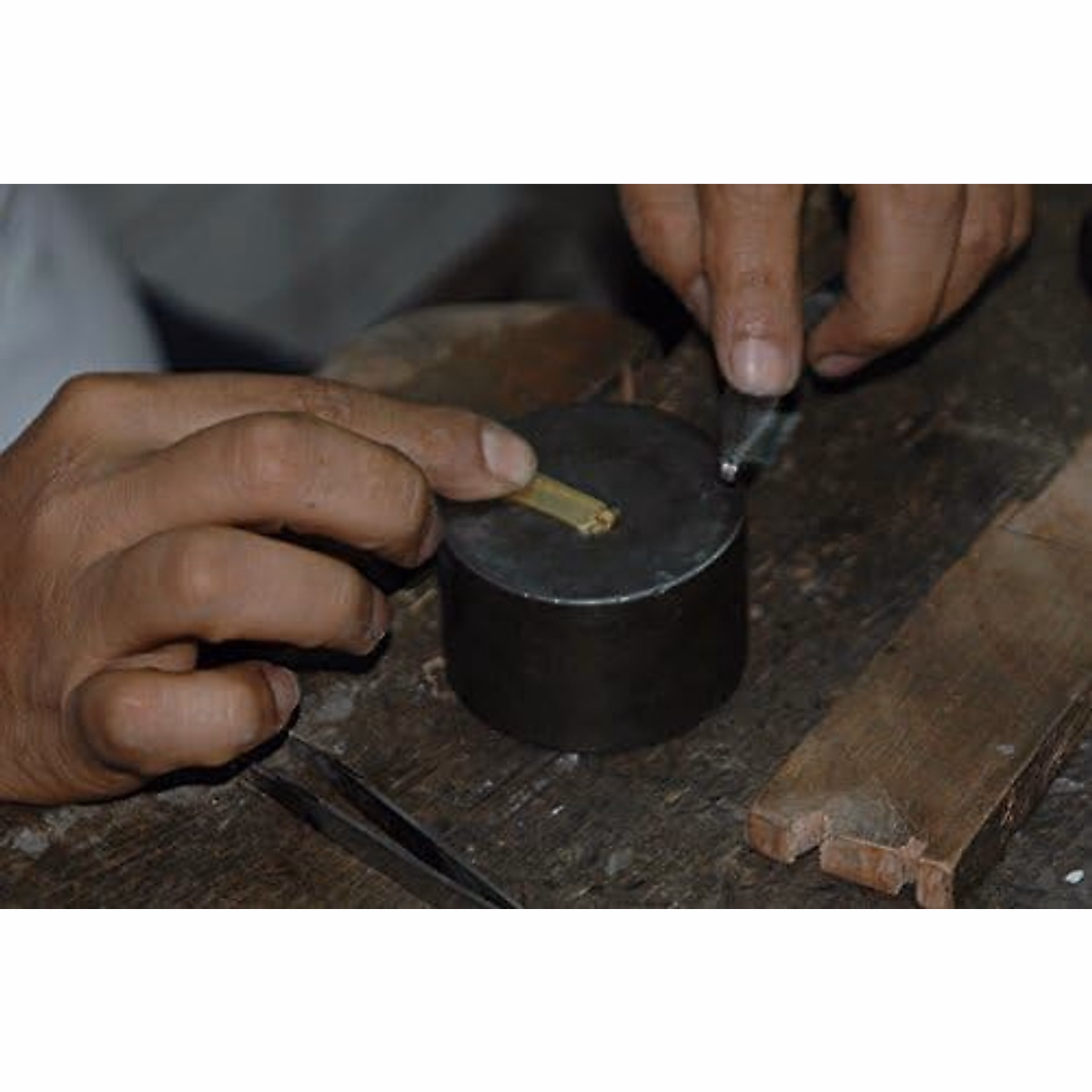 Discoveries Egyptian Imports Made in Egypt - Personalized Sterling Silver Cartouche Necklace Bundle - 1-Sided Solid Style Pendant with Hieroglyphs and 18" Chain - Handmade in Egypt Size: Large