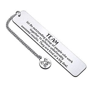 Fleure Esme Bookmark Gifts for Him Her Coworker Employee Boss Day Gifts Appreciation Gifts for Boss Lady Team Office Gifts Going Away Farewell Leaving Retirement Birthday Gifts for Coworker Mentor