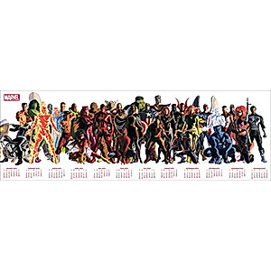 Alex Ross Marvel Mural 2023 Oversized Wall Calendar