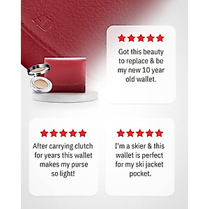 Access Denied REAL LEATHER Small Wallets For Women - Compact Ladies Credit Card Holder With Coin Purse RFID Holiday Gifts For Her