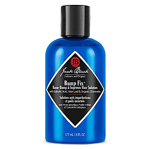 Jack Black Bump Fix, 6 Fl. Oz. – Acne, Razor Bump & Ingrown Hair Solution – Moisturizing Acne Treatment for Face, Aftershave for Razor Bumps, Ingrown Hair Serum for Men