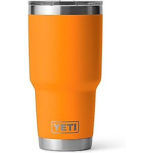 YETI Rambler Tumbler, Vaccum Insulated Stainless Steel Tumbler with Magslider Lid, King Crab, 30 oz (887 ml)