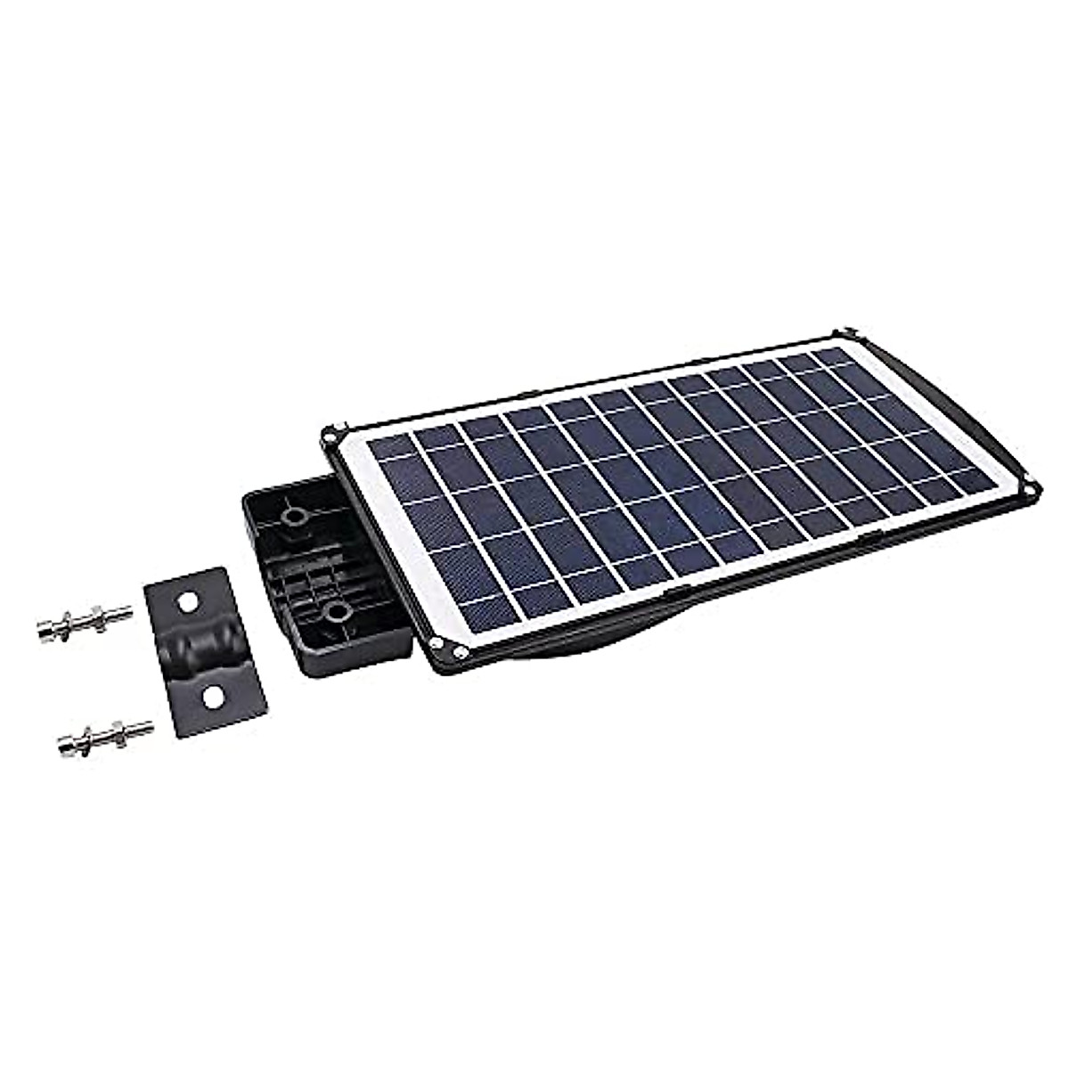 Endurance Solar Street Lights Outdoor LED Lamp, 6000 Lumens Flood Light, Motion Sensor Security Night Light, Dusk to Dawn, Water Resistant Suitable for Wall & Pole Mounting, Mounting Bracket Included