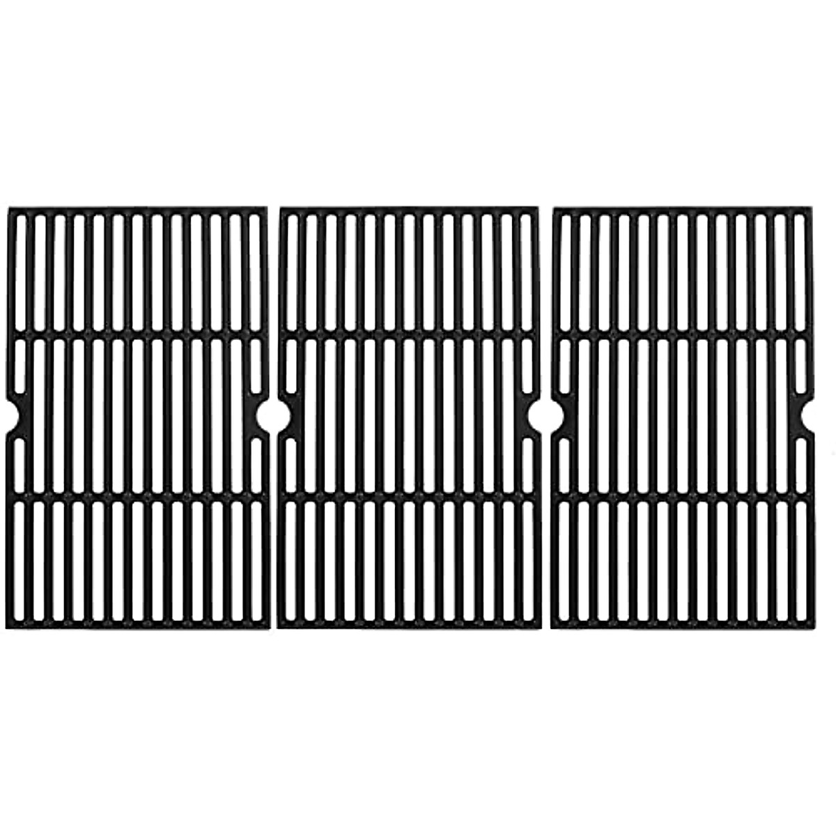 SafBbcue Grill Grates for Kenmore 146.23678310 146.16132110 146.20164510 146.23679310 146.23766310 Dynaglo DGF493BNP DGF493PNP Backyard GBC1440W BY13-101-001-12, 16-4/9" Matte Cast Iron