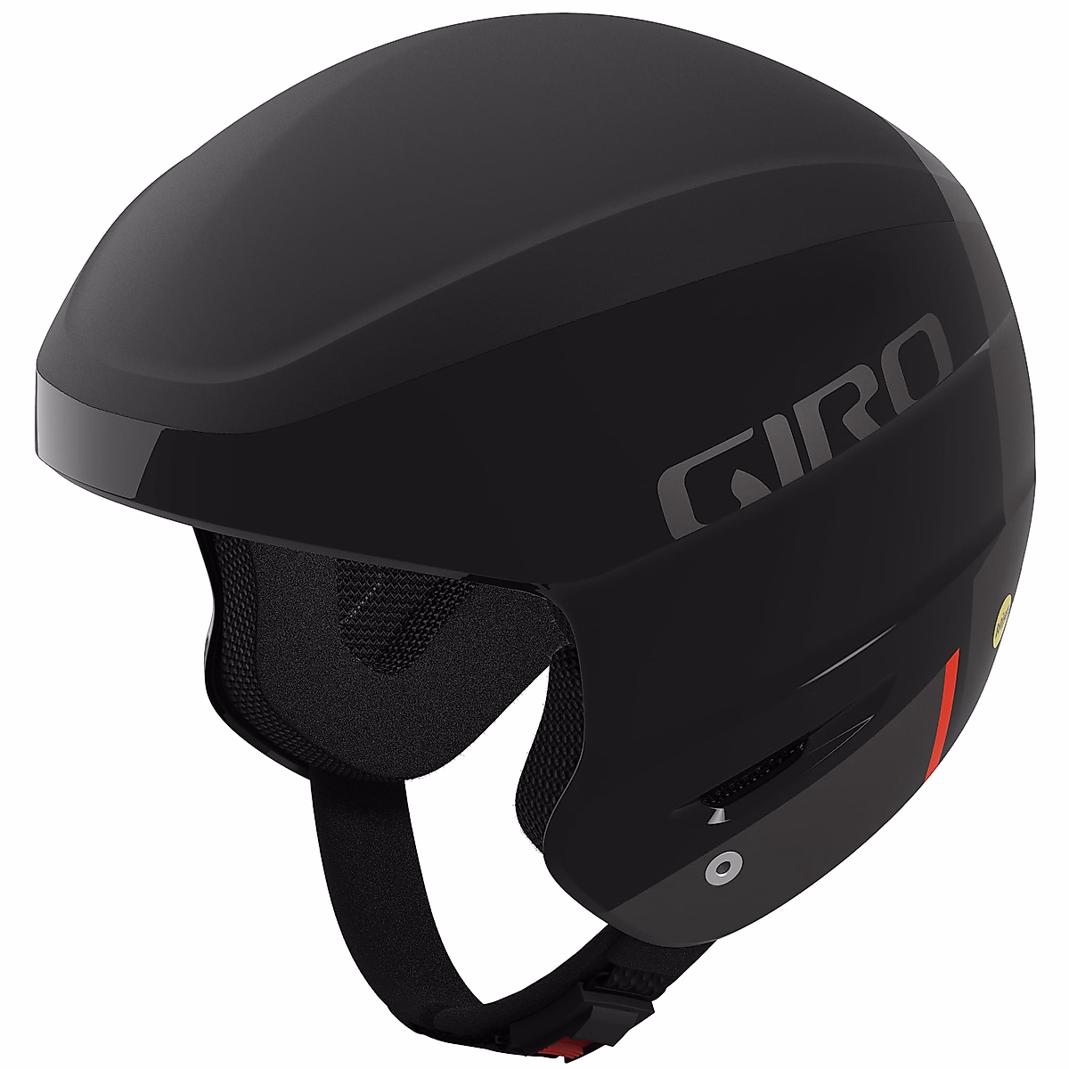 Giro Strive Mips Race Ski Helmet for Men, Women & Youth - Matte Black - L (57-59 cm)