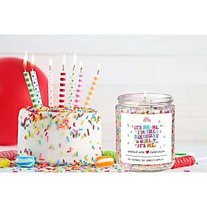 Tay-lor Birthday Candle with Vanilla Scent - Birthtay Merch Gifts with I'm The Birthday Girl for Party Decorations, Handcrafted, 9 oz Long-Lasting Candles