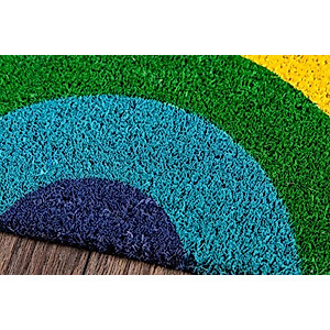 Novogratz Aloha Collection Rainbow Doormat, 1'4" x 2'6", Multicolor