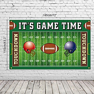 Football Field Backdrop Decoration for Football Themed Birthday Party Background Baby Shower Decor Photography Banner