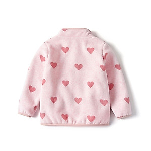 DILIBA Toddler Fleece Jacket Baby Boys Girls Lightweight Fall Winter Warm Coats 3T