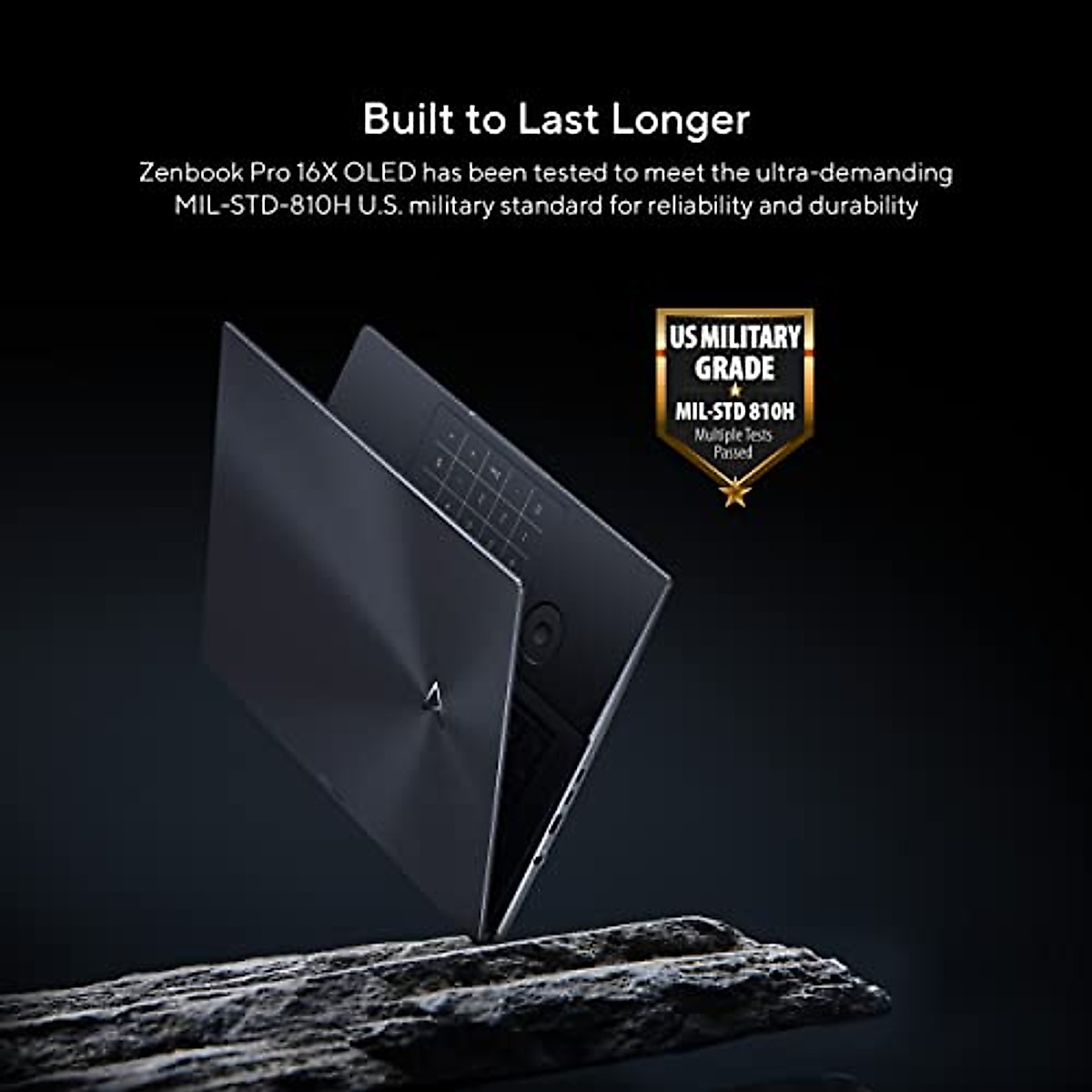ASUS Zenbook Pro 16X OLED 16" 4K OLED 16:10 Touch Display, Dial, Intel i7-12700H CPU, GeForce RTX 3060 Graphics, 16GB RAM, 1TB SSD, Windows 11 Home, Tech Black, UX7602ZM-DB74T