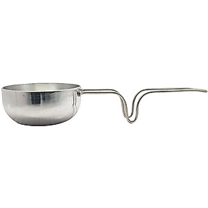 KSJONE Aluminium Scratch Resistant Coating - Mini Tadka Pan for Eggs, Spices, Melting Butter - and more Tadka Pan,Large Tadka Pan for saag, dal, kadhi, dhokla