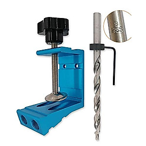 AeKeatDa 47PCS Aluminum Pocket Hole-Jig Kit Woodworking Inclined Hole Positioner for Woodworking Angle Drilling Holes