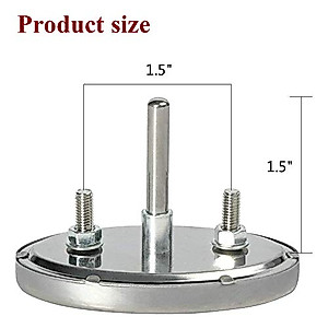Grill Lid Thermometer Temperature Gauge Replacement for Nexgrill 720-0830H, 720-0888, 720-0697, Heat Indicator for Charmglow 810-7310-S, 720-0234, Brinkmann 810-3821-S 810-9425-W and Other Grill Model