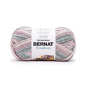 Bernat Symphony Seashell Yarn - 2 Pack of 225g/8oz - Nylon - 5 Bulky - 309 Yards - Knitting, Crocheting & Crafts