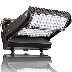 Rotatable LED Wall Pack Light with Dusk to Dawn Photocell, 120W 15600LM 600-800W HPS/HID Equiv., 5000K Daylight ETL Commercial Outdoor Security Lighting for Warehouse, Entrance, Parking, Garage