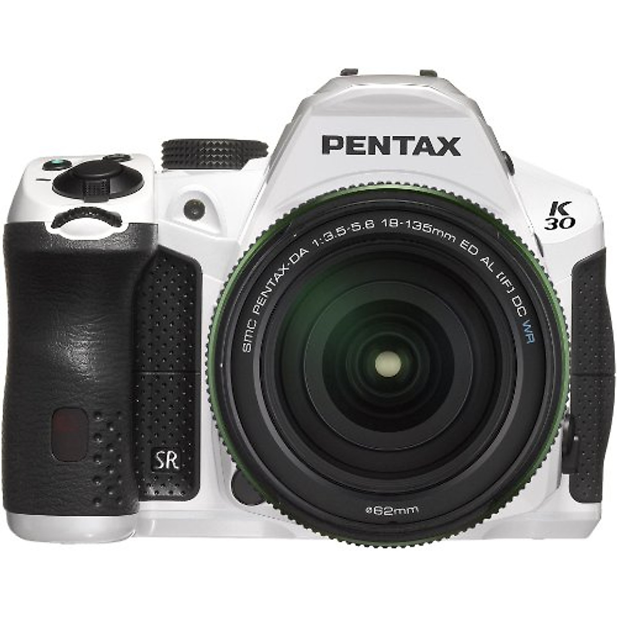 Pentax K-30 16 MP CMOS Digital SLR 18-135 WR Lens Kit Crystal White