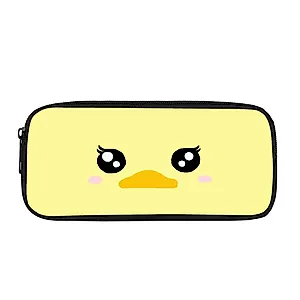Ouhene Duck Pencil Case for Men Women,Large Capacity Pencil Box for Boys Girls,Pencil Case Pouch with Zipper for School Work Travel