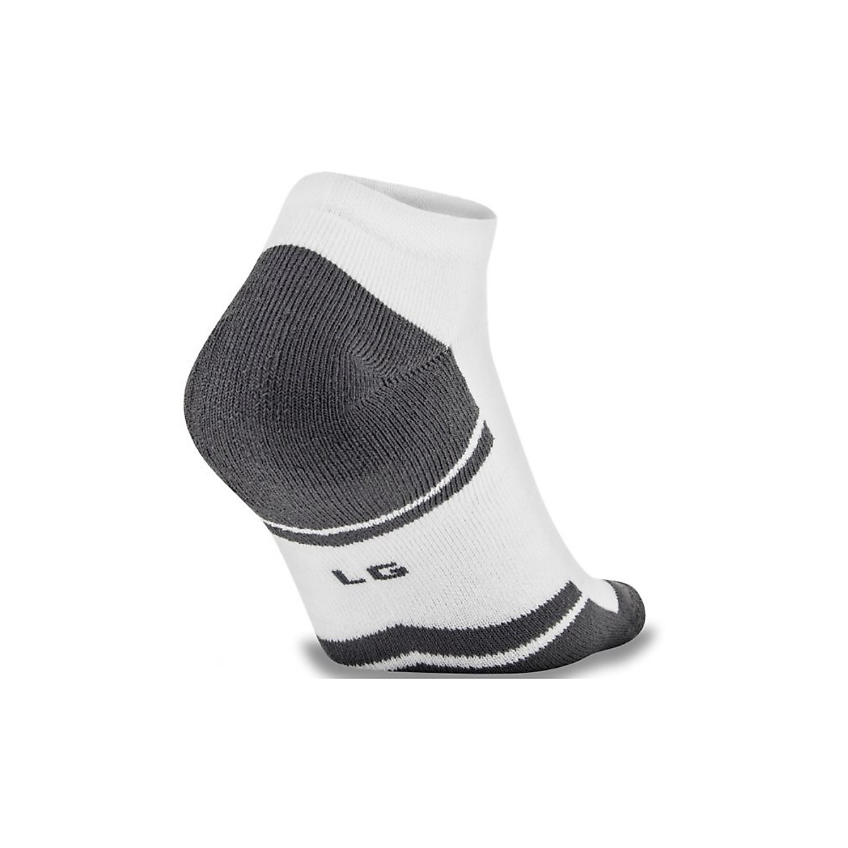 Under Armour Adult Resistor 3.0 No Show Socks, Multipairs , White/Graphite (6-Pairs) , Large