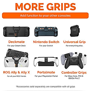 Mechanism Allymate 7-in-1 Bundle | ROG Ally Kickstand, Battery, SSD, USB-C Hub, VESA & Wall Mounting Kit | Mount Anything to Your ROG Ally & It to Anything | Case Friendly ASUS ROG Ally Accessories