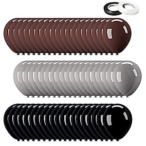 60 Pack The Office Balloons The Office Birthday Decoration Brown & Black & Silver Balloons The Office Party Merchandise by Dwight K. Schrute Office Theme birthday Decorations (12 Inch)