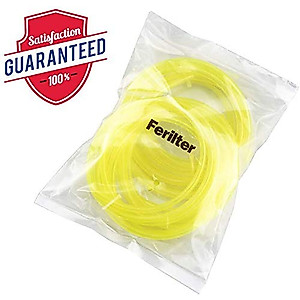 Fuel Line Hose Small Engine Tube (4 Size / Each 5 Feet) I.D. x O.D. 3/32" x 3/16" 1/8" x 3/16" 1/8" x 1/4" .080" x .140" for Zama Poulan Weedeater Craftsman Husqvarna Trimmer Chainsaw Blower Ferilter
