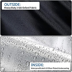 Rilime Treadmill Cover,Folding Treadmill Cover Waterproof Outdoor,Dustproof Cover for Nordictrack Treadmill Folding Running Machine,46" L X 38" W X 66" H