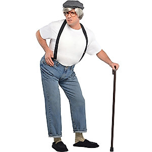 Adult Fat Suit Party Costume - One Size, Beige - 1 Pc.