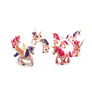 Hiawbon Mini Animals Miniature Figurines Animals Model Fairy Garden Miniature Moss Landscape Cake Topper DIY Terrarium Crafts Ornament Accessories for Home Decoration