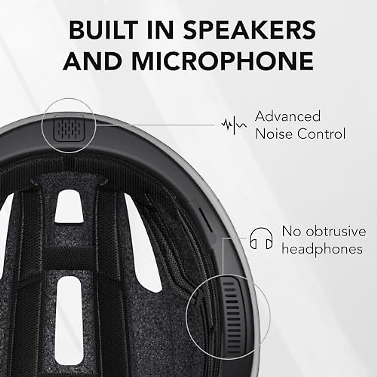 Sena R1 Smart Cycling Helmet (Matte Black, Large)