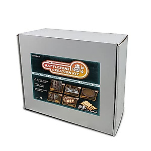 Jucoci Battlezone Creation Kit 36PCS Tabletop Terrain Wargame Terrains Set Compatible with WH40K