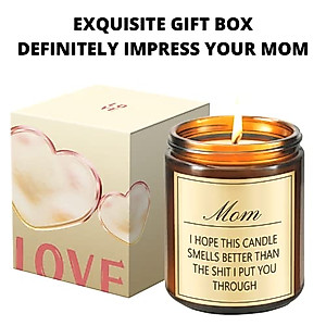 Mothers Day Gifts - Candles Gifts for Mom from Daughter Son, Birthday Gifts for Mom from Daughter, Mom Gifts, Mom Birthday Gifts, Lavender Scented Candle