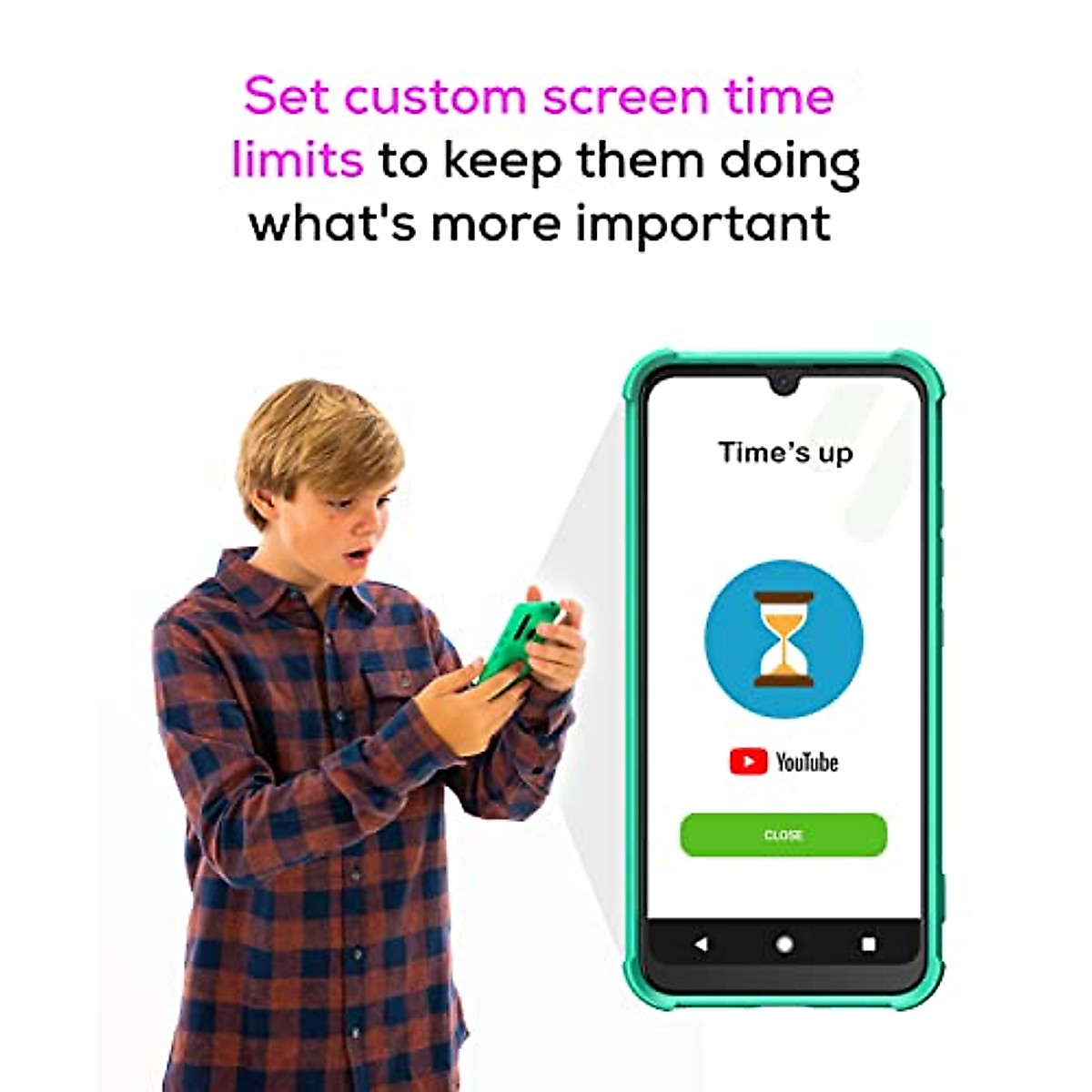 Teracube Thrive Smartphone for Kids (Age 8 to 17) - with Parental Controls, Safe Search, and Healthy Time Limits (Monthly Plan Required)