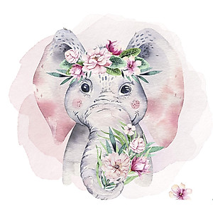 Grandma to Be Baby Shower Pin for nona to wear, Elephant Purple, It's a Girl Baby Sprinkle