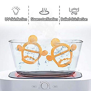 【Never Drop from Hand】 HEORSHE Baby Teething Toys for Babies 0-6 6-12 Months Teethers for Infants Toddlers Silicone Molars Adjustable Wristband Chew Toys for Babies 3 4 5 6 7 8 9 10 11 12 Months