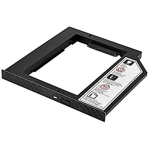SilverStone Technology 9.5mm Laptop Optical Disc Port ODD to 2.5" SATA SSD Adapter with included external housing TS14B