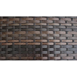 TK Classics Kathy Ireland River Brook 6 Piece Outdoor Wicker Patio Furniture Set 06v