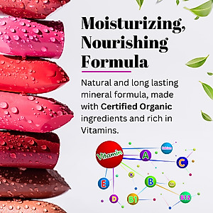 Fifth & Skin BOTANICAL Lipstick (SWEET PEA) | Made in USA | Vegan | Natural | Organic | Cruelty Free | Paraben Free | NO Lead | Moisturizing Color that's Good for your Lips!