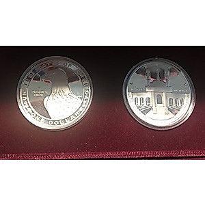 1983 S 1984 Silver Olympic Dollars Comes in the Original Packing from the Mint Proof