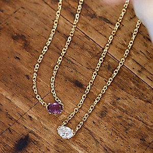 Kendra Scott Cailin 14k Gold-Plated Brass Pendant Necklace in White Crystal, Fashion Jewelry for Women