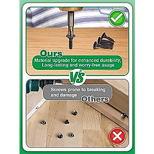 16PCS L Bracket Stainless Steel Corner Brace, Premium 90 Degree Right Angle Shelves Brackets, Small Black Metal L Corner Brackets for Wood Drawer Cabinet Furniture with 32 Pcs Screws (0.79x 0.79 inch)