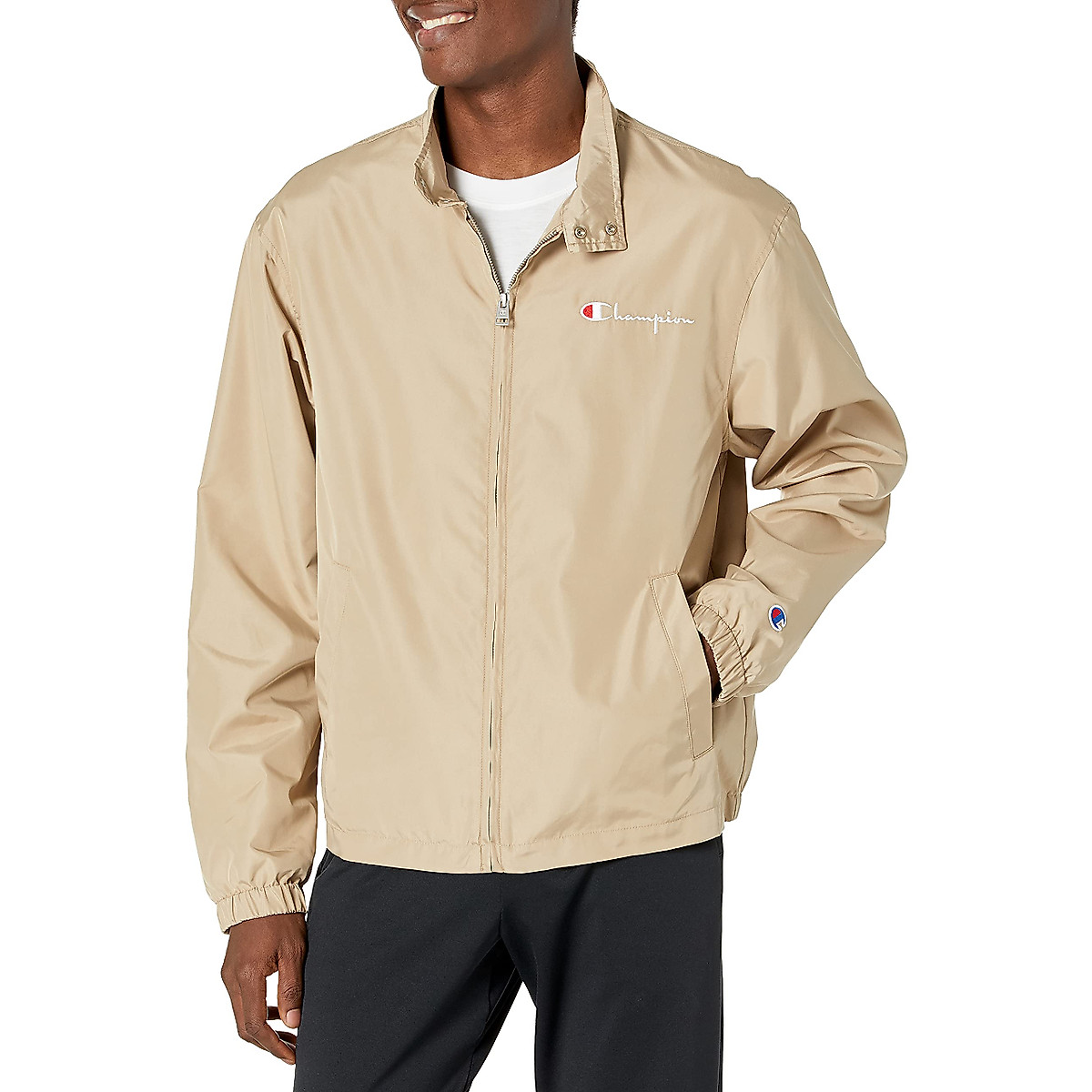 Champion mens Woven Rally Jacket, Black, X-Large US