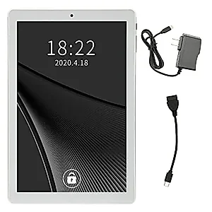 10-inch Tablet, Dual Card, Dual Standby, Silver, Multilanguage, Tablet, HD IPS Screen, 3G and 5G WiFi (US Plug)