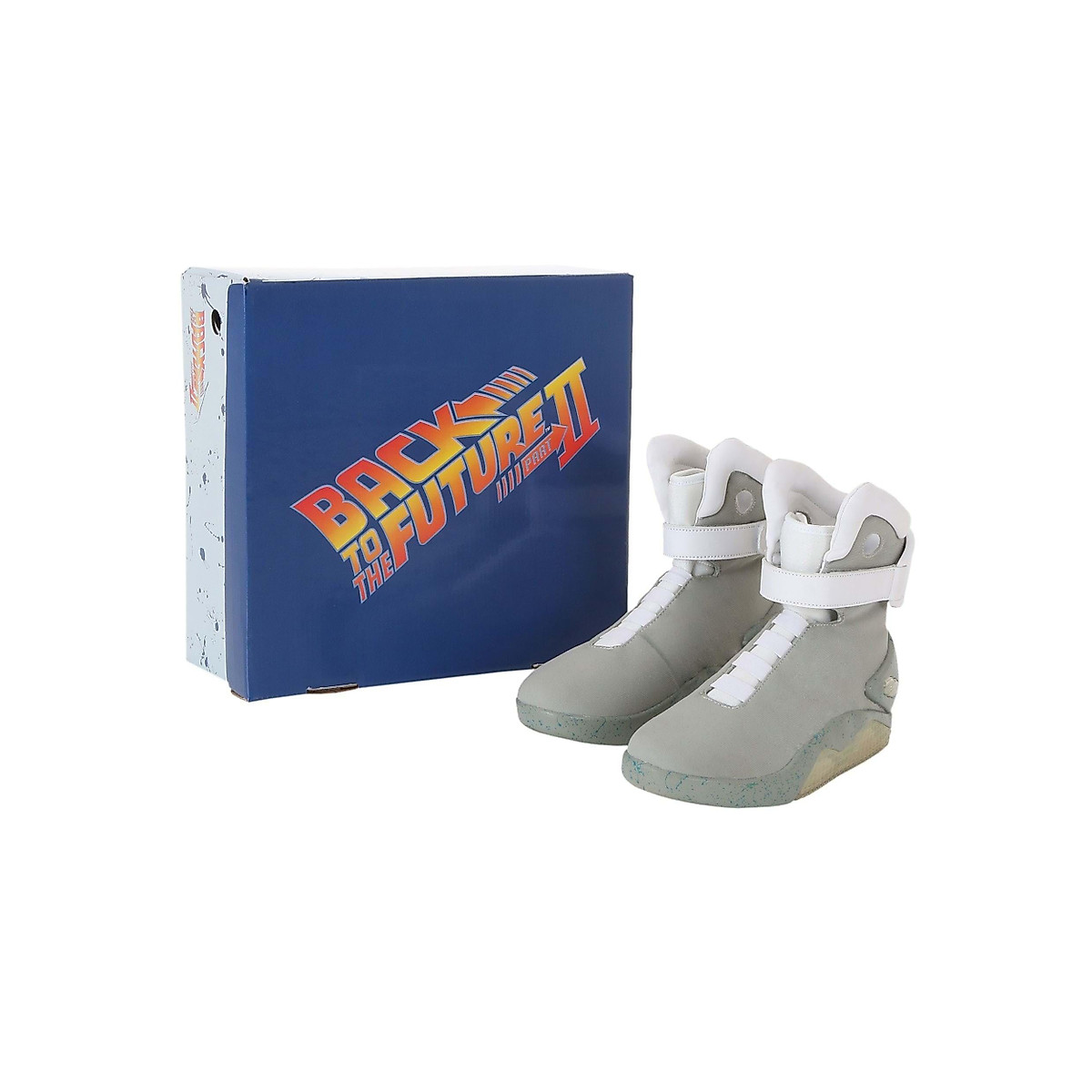 Fun Costumes Back to The Future 2 Adult Light Up Shoes Universal Studios Officially Licensed Size 9 Grey