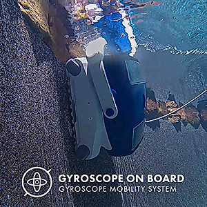 Aquabot Elite Pro Robotic Pool Cleaner with Bluetooth, Massive Top-Load Cartridge Filters, Dual Brushes, and App