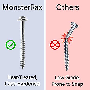 MonsterRax-3x8 Overhead Garage Storage Rack (White, 24"-45")