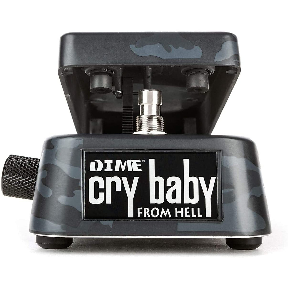 Briskdrop Dunlop DB01B Dime Crybaby From Hell Wah Pedal with 2 Patch Cables and Snark Tuner (db01b-snark)