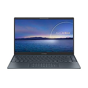 ASUS ZenBook 13 Ultra-Slim Laptop, 13.3” FHD NanoEdge Bezel Display, Intel Core i7-1165G7, 16GB LPDDR4X RAM, 1TB PCIe SSD, NumberPad, Thunderbolt 4, Wi-Fi 6, Windows 10 Home, Pine Grey, UX325EA-AH77